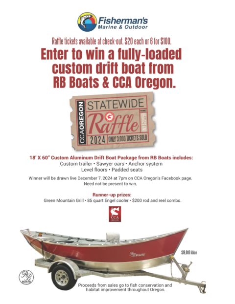 2024 Drift Boat Raffle | CCA OREGON